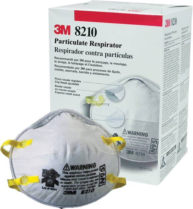 N95 3M 8210 Anti Haze Respirator Disposable Face Mask (20pcs/box)